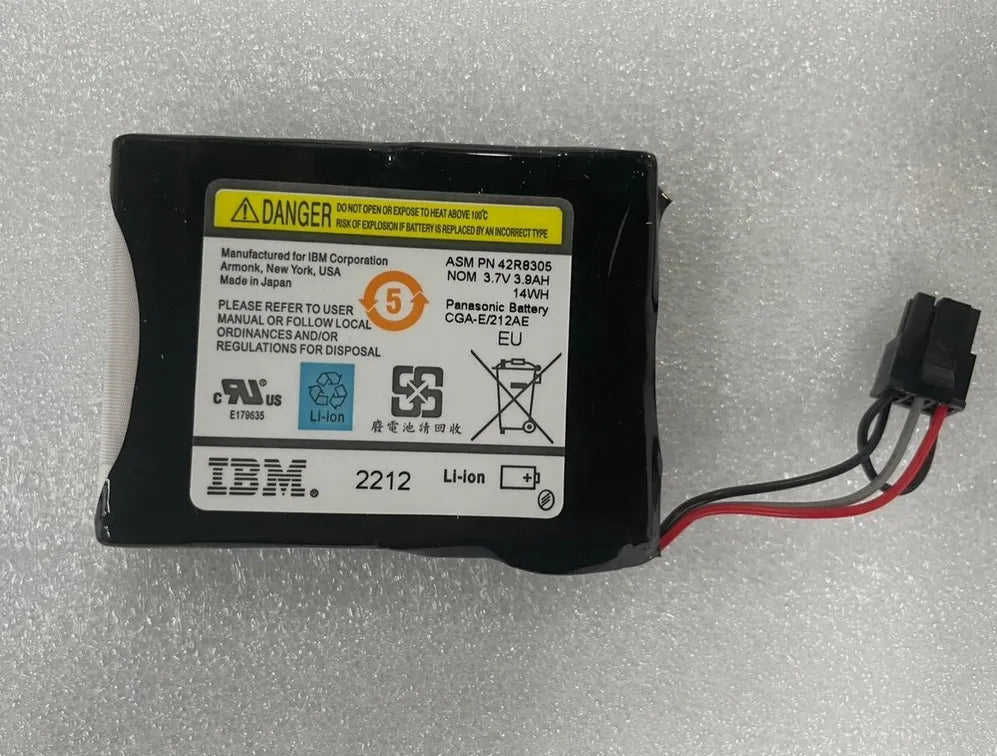 Panasonic 97P4846 42R8305 39J5554 IBM 2780 5580 RAID-Cache-Batterie ...